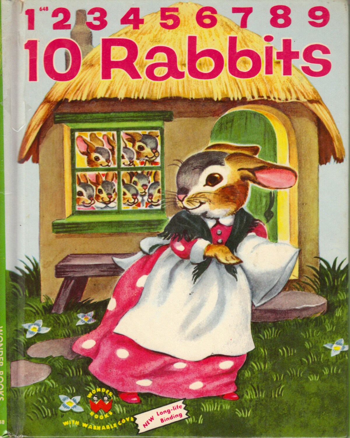 10 RABBITS 1957 Wonder Book Hard Cover by embrace123 on Etsy