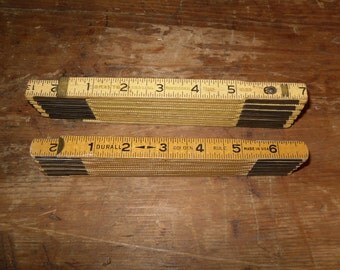 Popular items for vintage wood ruler on Etsy