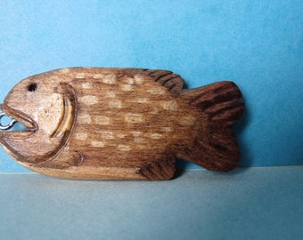 Popular items for hand carved fish on Etsy