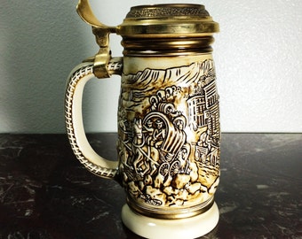 Popular items for avon beer stein on Etsy