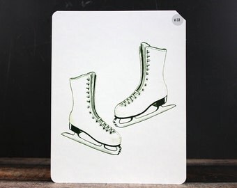 Popular items for white ice skate on Etsy