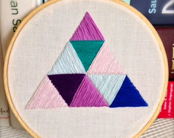 Popular items for triangle embroidery on Etsy