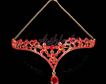 Popular items for red tiara on Etsy