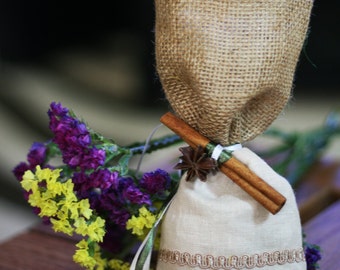 Popular items for burlap sachet on Etsy