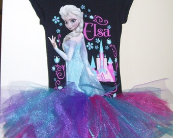 Frozen...Elsa Tutu Dress size 7/8 or 10/12. ready to ship