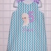 Elsa Snow Queen Frozen Inspired Applique Monogram Lavender