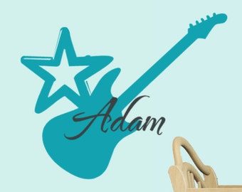 Rock star wall decal | Etsy