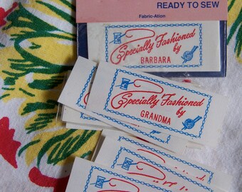 personalized sew in labels