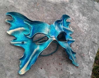 Green Goblin Leather Mask by MythicalDesigns on Etsy