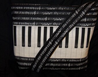 Piano Tote Bag for Everyday Musicians and Music Lovers Great