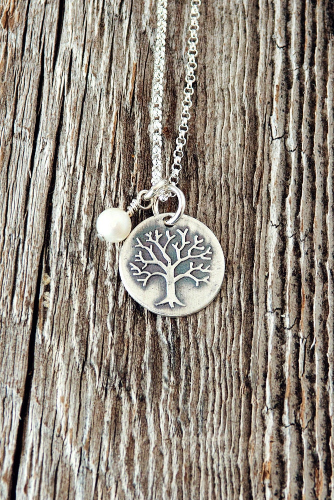 Tree Charm Necklace Family Tree Necklaces by charmedcollections1
