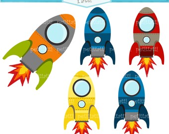 Popular items for rocket clip art on Etsy