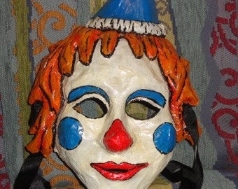 Popular items for clown mask on Etsy
