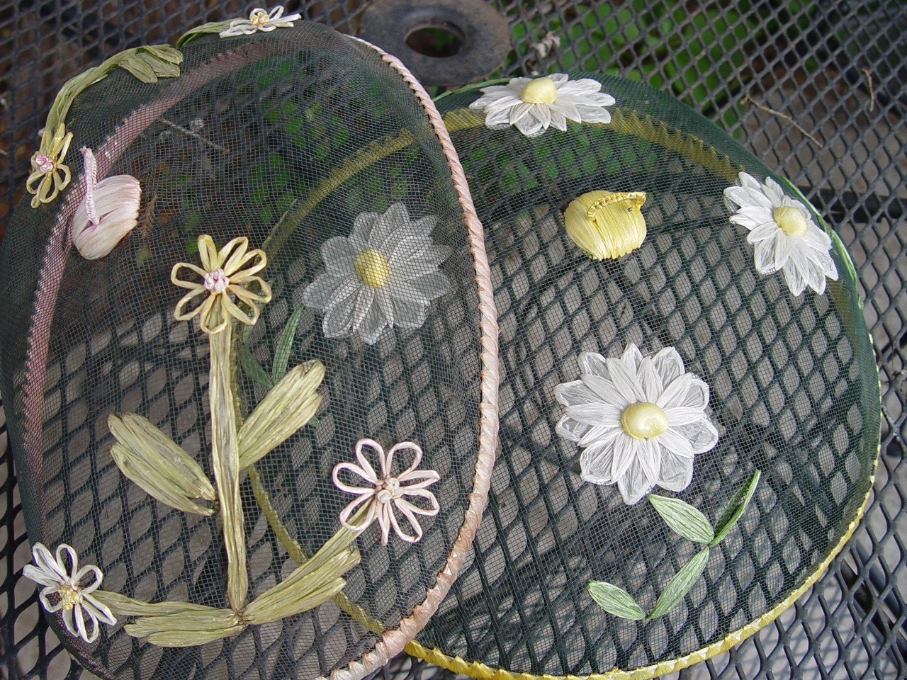 Vintage Plate and Platter Wire Screen Food Covers – Shoo Fly Covers ...