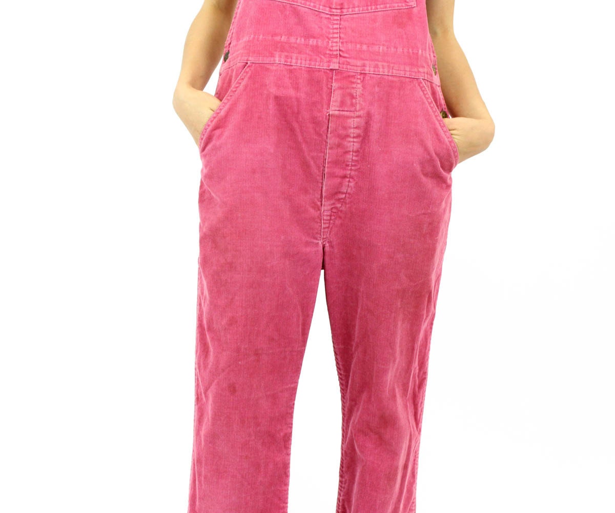 corduroy overalls S PINK Osh Kosh B'gosh women's