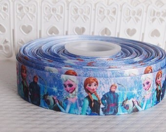gr-f104 Frozen Grosgrain Ribbon - Disney Frozen Ribbon - Wholesale ...