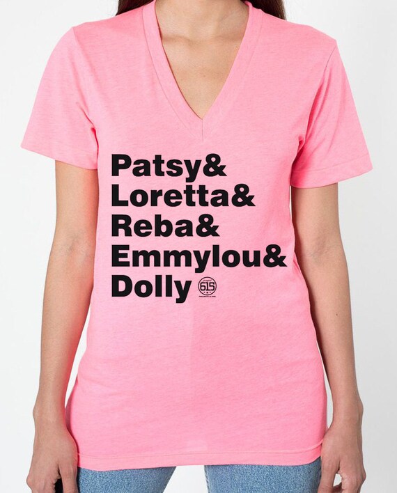 Items similar to Female Legends Neon Pink V-Neck T-Shirt - Extra Small ...