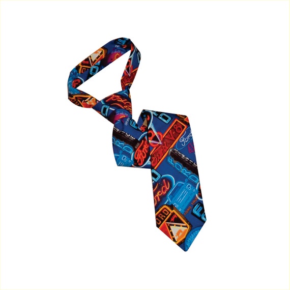 Ford tie. Ford logo necktie.