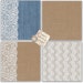 Burlap and Lace Digital Papers Denim Lace and Burlap for