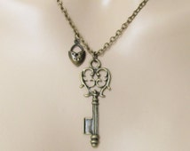 Popular items for lock and key jewelry on Etsy