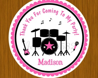 Rock band stickers | Etsy