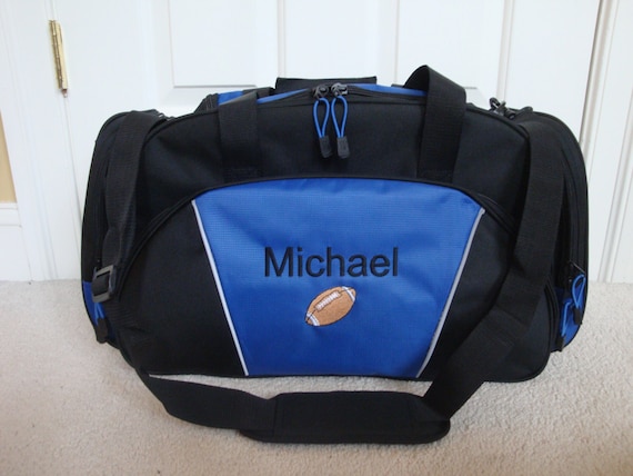 Duffel Bag Personalized Football Soccer Coach Gift by HTsCreations