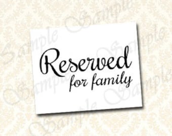 Reserved for family | Etsy