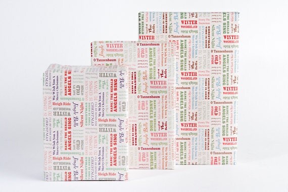 Christmas Carol Wrapping Paper