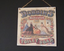 Popular items for vintage soap sign on Etsy