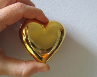 Popular items for heart paperweight on Etsy