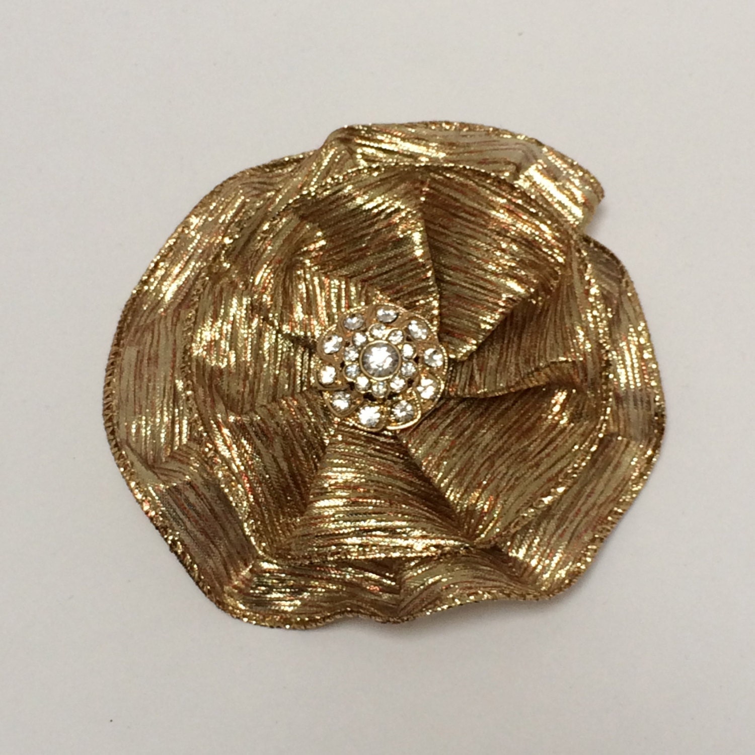 Women's Gold Kippah Gold Rhinestone Kippot Metallic Gold