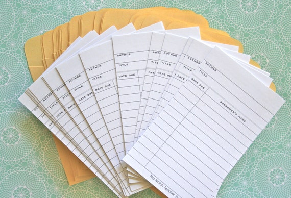 Library Cards and Pockets