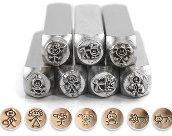 Metal stick figures | Etsy