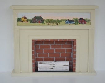 Dollhouse fireplace | Etsy