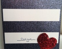 Popular items for red sparkly heart on Etsy