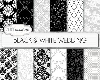 Blush Damask digital papers BLUSH DAMASK elegant