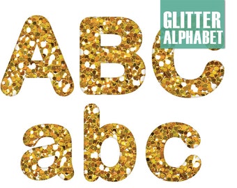 Popular items for sparkle alphabet on Etsy