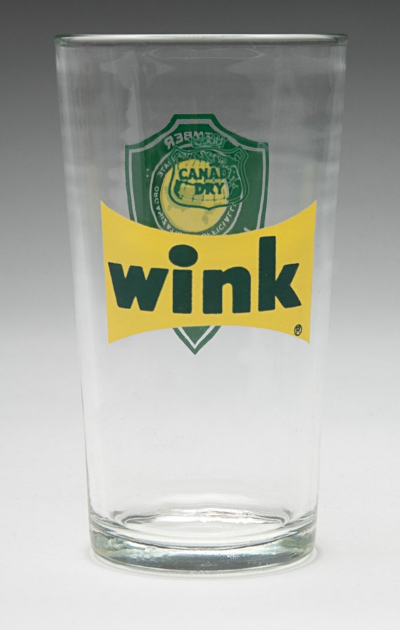 Vintage Advertising Glass Wink From Canada Dry