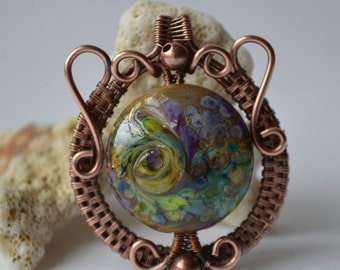 Popular items for lampwork pendants on Etsy