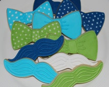 Popular items for little man cookies on Etsy