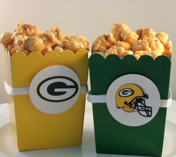 Items similar to Football Team Mini Popcorn Boxes (12) on Etsy