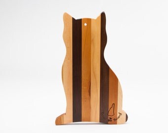 Cat cutting board | Etsy
