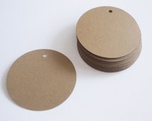 Popular items for round gift tags on Etsy