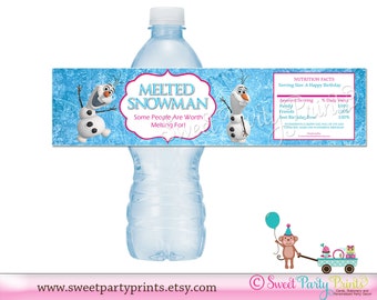 Olaf labels | Etsy