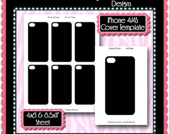 Iphone template | Etsy