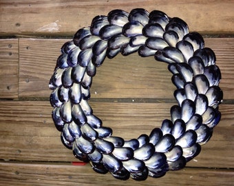 Items similar to Mussel Shells Watercolor Painting Print on Etsy