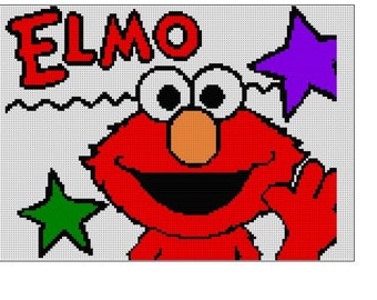 Crochet elmo pattern | Etsy