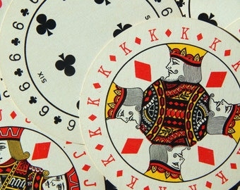 Popular items for round playing cards on Etsy