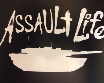 Assault Life sticker 6" decal 2A laptop windows stickers decals Shoot ...
