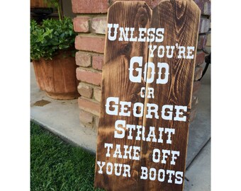George strait sign | Etsy